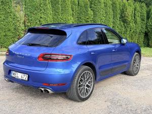 Blue Porsche Macan 2015 in Telschi, with an engine capacity of 3.00 L and mileage of 212 thousand km for 19450 €, photo 3 on AUTOMOTO.COM.LV