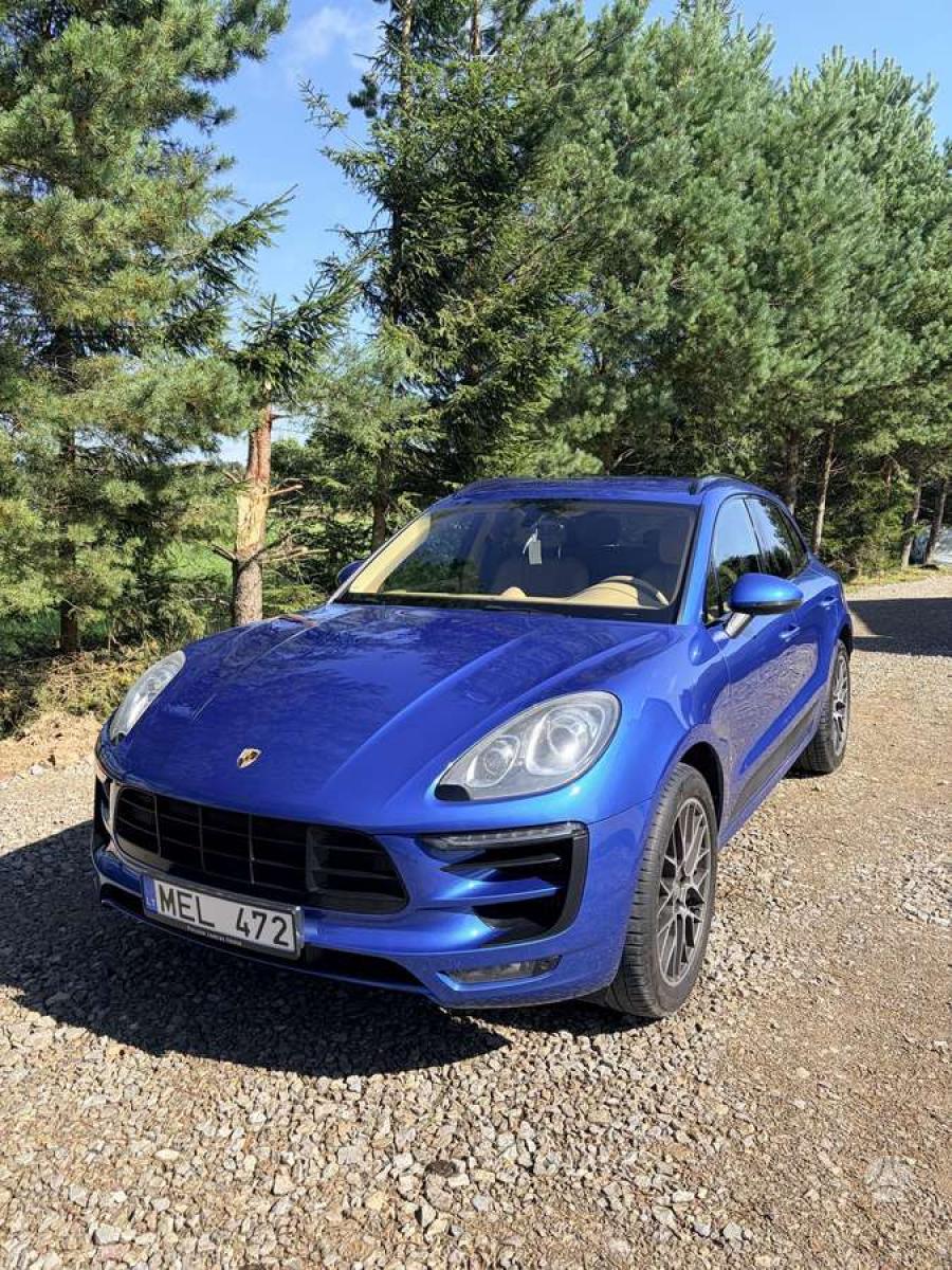 Blue Porsche Macan 2015 in Telschi, with an engine capacity of 3.00 L and mileage of 212 thousand km for 19450 €, photo 8 on AUTOMOTO.COM.LV