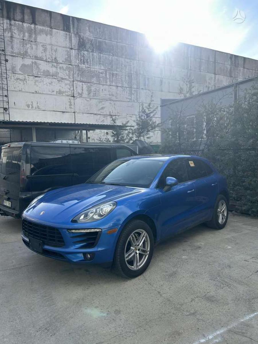 Zils Porsche Macan 2015 Kauņa, ar dzinēja tilpumu 3.00 L un nobraukumu 197 tūkst. km par 12400 €, foto 1 vietnē AUTOMOTO.COM.LV