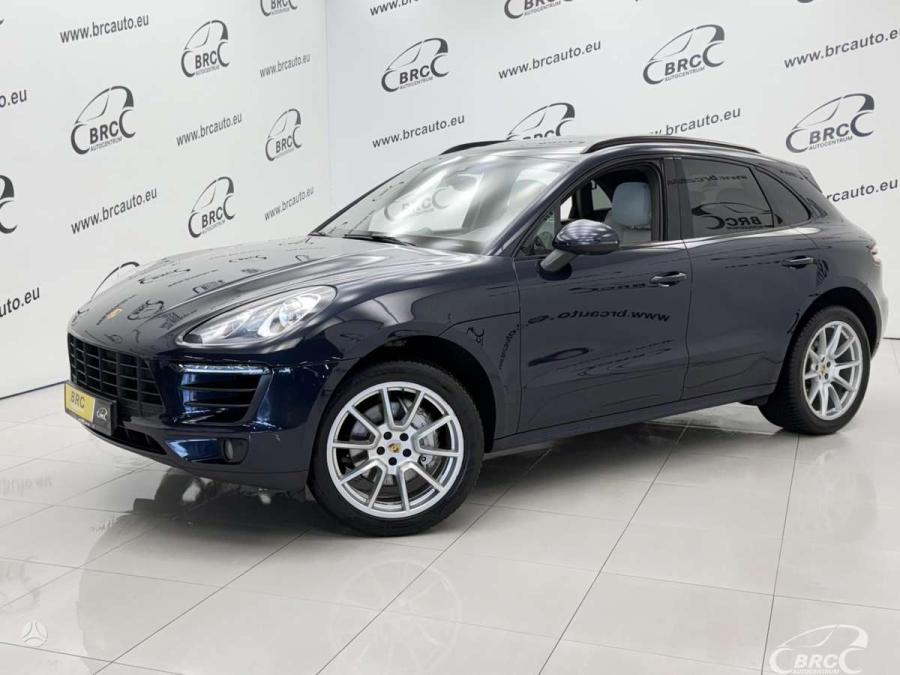 Zils Porsche Macan 2017 Viļņa, ar dzinēja tilpumu 3.00 L un nobraukumu 125 tūkst. km par 22900 €, foto 1 vietnē AUTOMOTO.COM.LV
