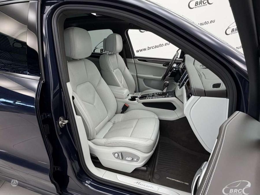 Zils Porsche Macan 2017 Viļņa, ar dzinēja tilpumu 3.00 L un nobraukumu 125 tūkst. km par 22900 €, foto 9 vietnē AUTOMOTO.COM.LV