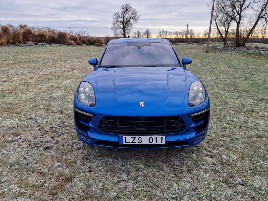 Zils Porsche Macan 2018 Panevēža, ar dzinēja tilpumu 3.00 L un nobraukumu 48 tūkst. km par 34500 €, foto 3 vietnē AUTOMOTO.COM.LV