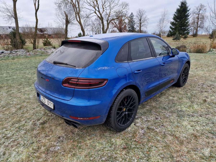 Zils Porsche Macan 2018 Panevēža, ar dzinēja tilpumu 3.00 L un nobraukumu 48 tūkst. km par 34500 €, foto 6 vietnē AUTOMOTO.COM.LV