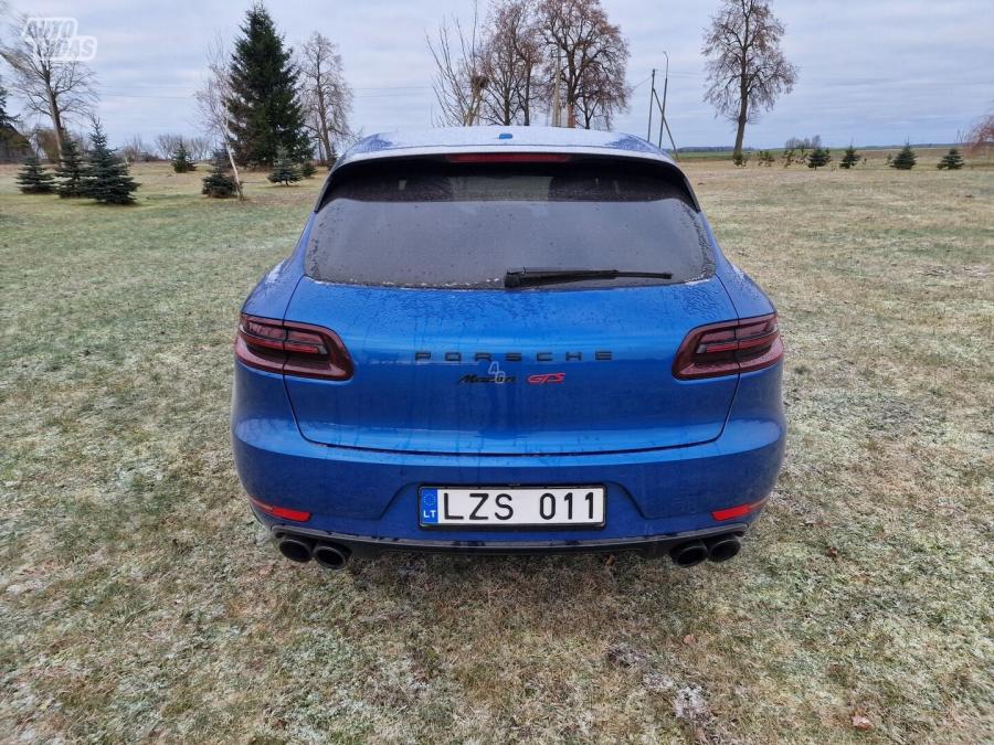 Zils Porsche Macan 2018 Panevēža, ar dzinēja tilpumu 3.00 L un nobraukumu 48 tūkst. km par 34500 €, foto 7 vietnē AUTOMOTO.COM.LV