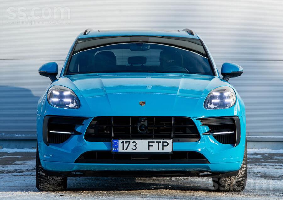 Zils Porsche Macan 2020 Rīga, ar dzinēja tilpumu 3.00 L un nobraukumu 89 tūkst. km par 54900 €, foto 1 vietnē AUTOMOTO.COM.LV