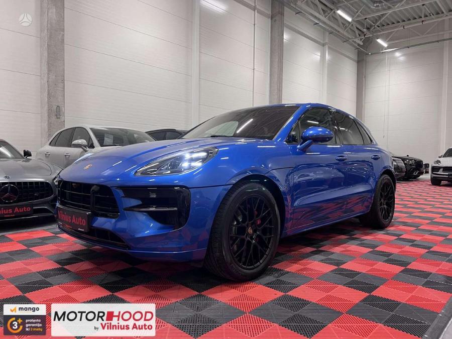 Blue Porsche Macan 2020 in Vilnius, with an engine capacity of 2.98 L and mileage of 81 thousand km for 49990 €, photo 1 on AUTOMOTO.COM.LV
