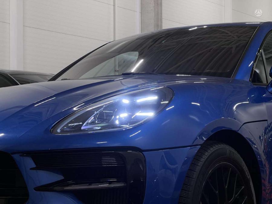 Blue Porsche Macan 2020 in Vilnius, with an engine capacity of 2.98 L and mileage of 81 thousand km for 49990 €, photo 8 on AUTOMOTO.COM.LV