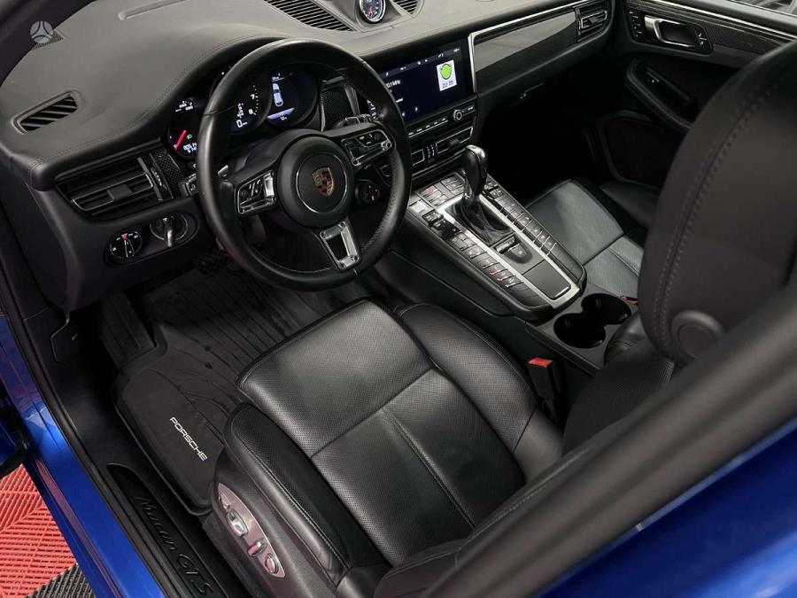 Blue Porsche Macan 2020 in Vilnius, with an engine capacity of 2.98 L and mileage of 81 thousand km for 49990 €, photo 13 on AUTOMOTO.COM.LV