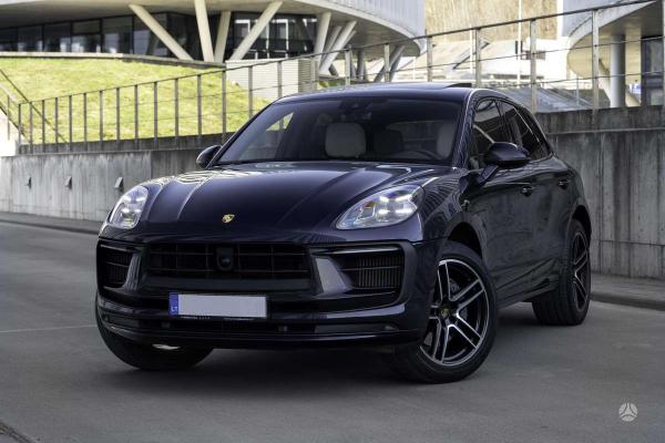 Blue Porsche Macan 2020 in Vilnius, with an engine capacity of 3.00 L and mileage of 44 thousand km for 38500 €, photo 9 on AUTOMOTO.COM.LV