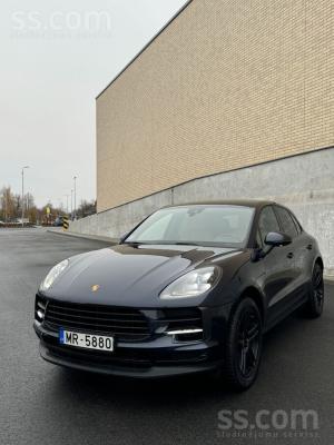 Blue Porsche Macan 2020 in Riga, with an engine capacity of 2.00 L and mileage of 85 thousand km for 31490 €, photo 1 on AUTOMOTO.COM.LV