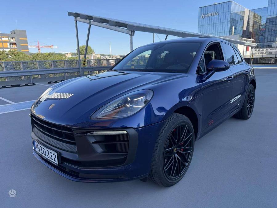 Blue Porsche Macan 2022 in Vilnius, with an engine capacity of 2.89 L and mileage of 55 thousand km for 52000 €, photo 3 on AUTOMOTO.COM.LV