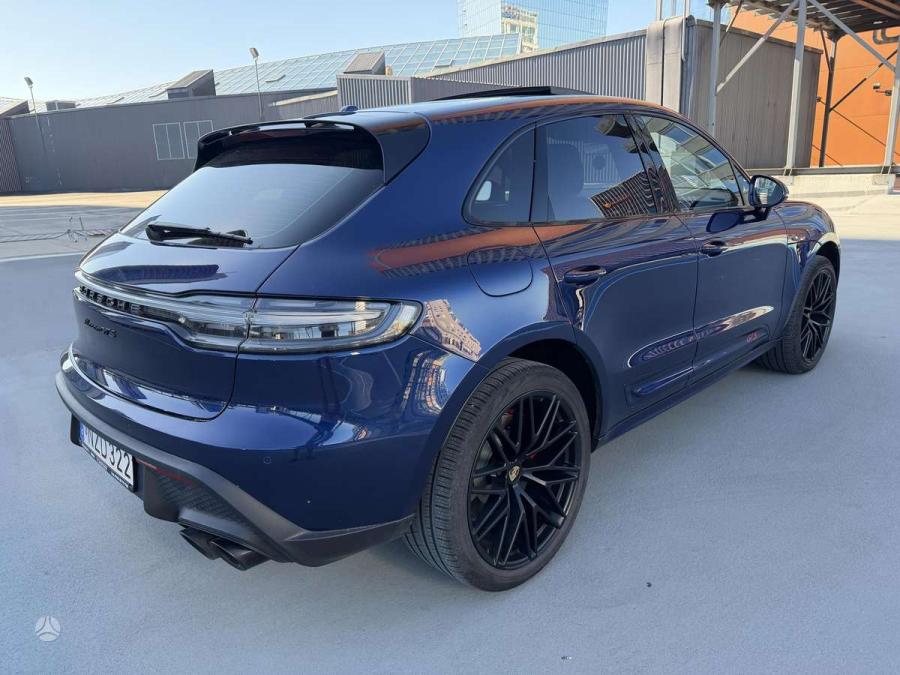 Blue Porsche Macan 2022 in Vilnius, with an engine capacity of 2.89 L and mileage of 55 thousand km for 52000 €, photo 5 on AUTOMOTO.COM.LV