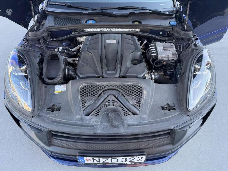 Blue Porsche Macan 2022 in Vilnius, with an engine capacity of 2.89 L and mileage of 55 thousand km for 52000 €, photo 13 on AUTOMOTO.COM.LV