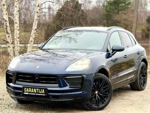 Zils Porsche Macan 2023 Šauļi, ar dzinēja tilpumu 1.98 L un nobraukumu 42 tūkst. km par 45500 €, foto  vietnē AUTOMOTO.COM.LV