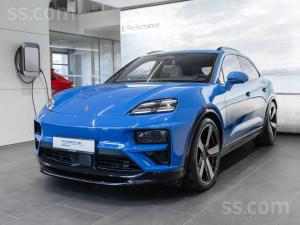 Zils Porsche Macan 2026 Rīga, ar dzinēja tilpumu 2.00 L un nobraukumu 11 tūkst. km par 109900 €, foto  vietnē AUTOMOTO.COM.LV