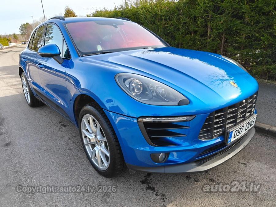 Zils Porsche Macan 2015 Tallina, ar dzinēja tilpumu 3.00 L un nobraukumu 207 tūkst. km par 27900 €, foto 2 vietnē AUTOMOTO.COM.LV