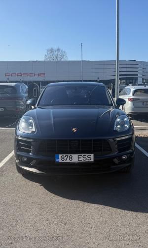 Zils Porsche Macan 2017 Tallina, ar dzinēja tilpumu 3.00 L un nobraukumu 170 tūkst. km par 36000 €, foto  vietnē AUTOMOTO.COM.LV