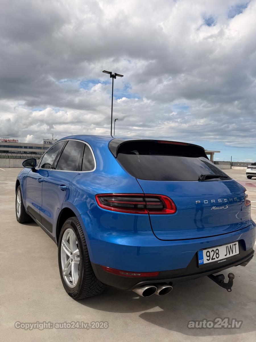 Zils Porsche Macan 2017 Tallina, ar dzinēja tilpumu 3.00 L un nobraukumu 100 tūkst. km par 31900 €, foto 7 vietnē AUTOMOTO.COM.LV