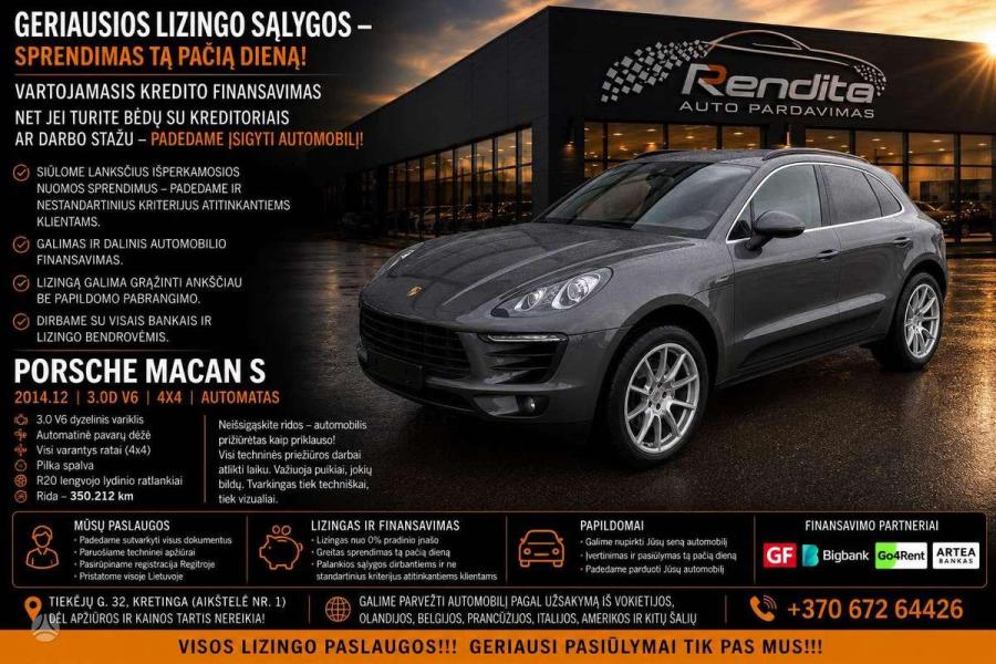 Brūns Porsche Macan 2014 Kretinga, ar dzinēja tilpumu 2.97 L un nobraukumu 350 tūkst. km par 14199 €, foto 40 vietnē AUTOMOTO.COM.LV