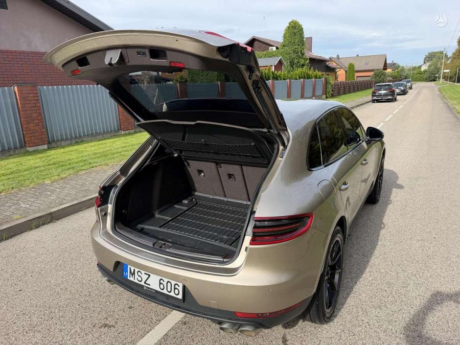 Brown Porsche Macan 2015 in Kaunas, with an engine capacity of 2.97 L and mileage of 275 thousand km for 16800 €, photo 24 on AUTOMOTO.COM.LV