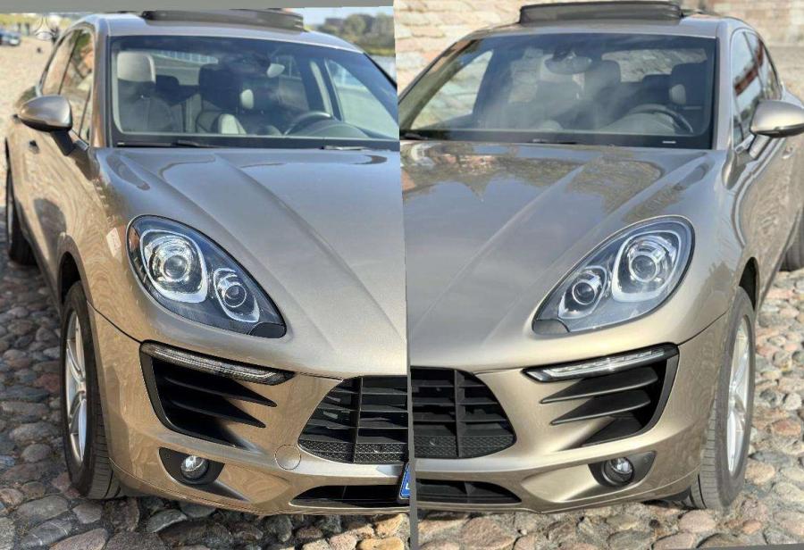 Brown Porsche Macan 2016 in Kaunas, with an engine capacity of 3.00 L and mileage of 99 thousand km for 22900 €, photo 13 on AUTOMOTO.COM.LV