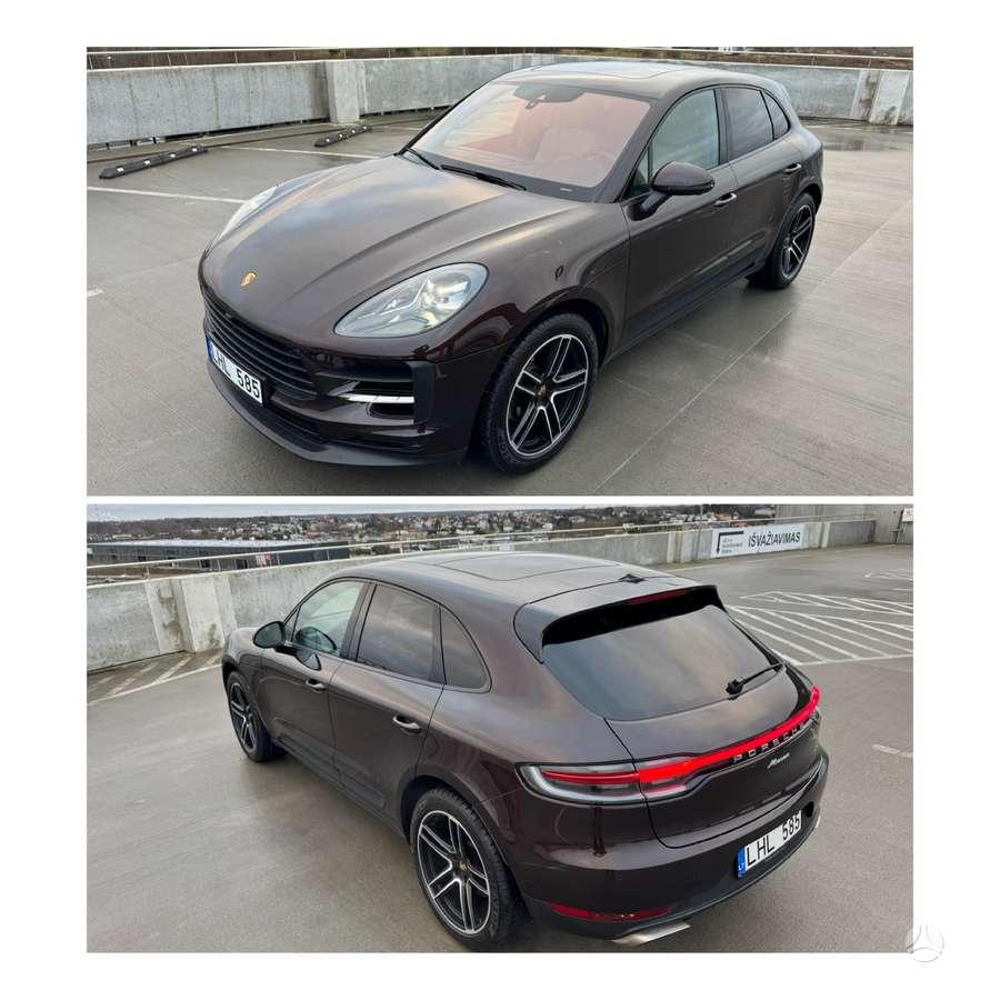 Brown Porsche Macan 2019 in Vilnius, with an engine capacity of 1.98 L and mileage of 34 thousand km for 44900 €, photo 8 on AUTOMOTO.COM.LV