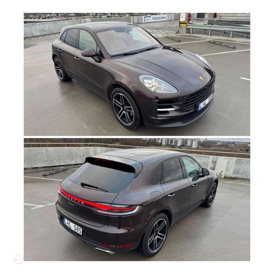 Brown Porsche Macan 2019 in Vilnius, with an engine capacity of 1.98 L and mileage of 34 thousand km for 44900 €, photo 9 on AUTOMOTO.COM.LV