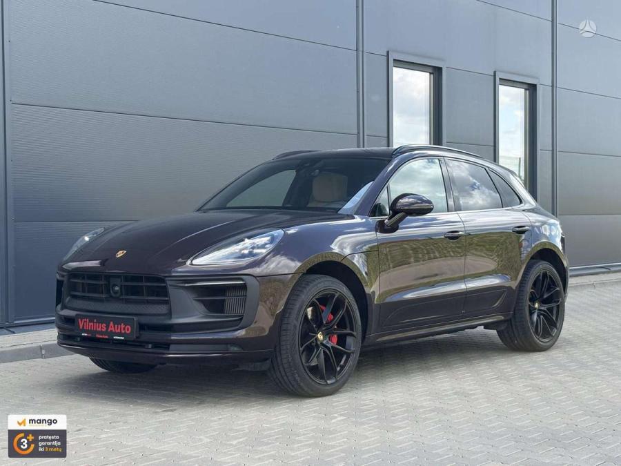 Brown Porsche Macan 2021 in Vilnius, with an engine capacity of 2.99 L and mileage of 57 thousand km for 49900 €, photo 1 on AUTOMOTO.COM.LV