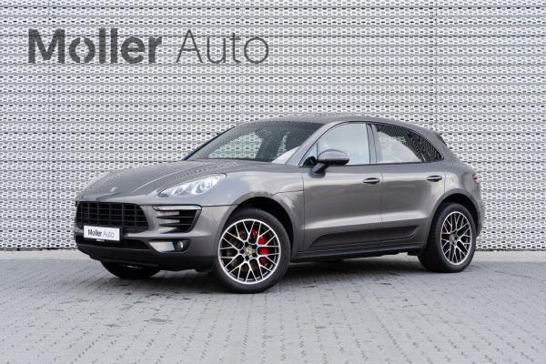Grey Porsche Macan 2014 in Marupe, with an engine capacity of 3.00 L and mileage of 152 thousand km for 24900 €, photo 1 on AUTOMOTO.COM.LV