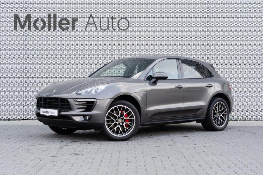 Grey Porsche Macan 2014 in Marupe, with an engine capacity of 3.00 L and mileage of 152 thousand km for 24900 €, photo 1 on AUTOMOTO.COM.LV