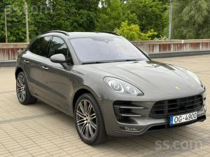 Pelēks Porsche Macan 2015 Rīga, ar dzinēja tilpumu 3.60 L un nobraukumu 185 tūkst. km par 34000 €, foto  vietnē AUTOMOTO.COM.LV