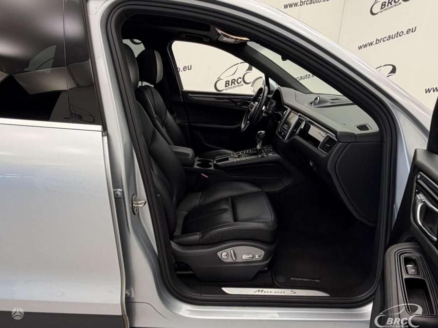 Grey Porsche Macan 2015 in Vilnius, with an engine capacity of 3.00 L and mileage of 260 thousand km for 18500 €, photo 6 on AUTOMOTO.COM.LV