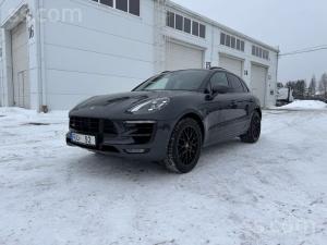 Pelēks Porsche Macan 2017 Rīga, ar dzinēja tilpumu 3.00 L un nobraukumu 139 tūkst. km par 35000 €, foto  vietnē AUTOMOTO.COM.LV