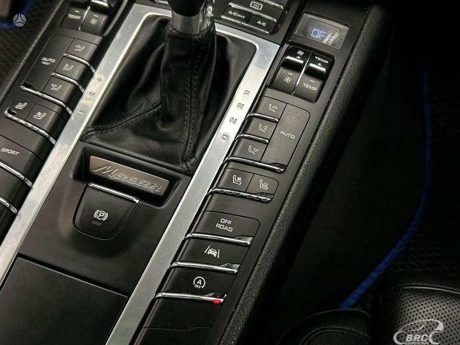Grey Porsche Macan 2017 in Vilnius, with an engine capacity of 1.98 L and mileage of 174 thousand km for 22900 €, photo 20 on AUTOMOTO.COM.LV