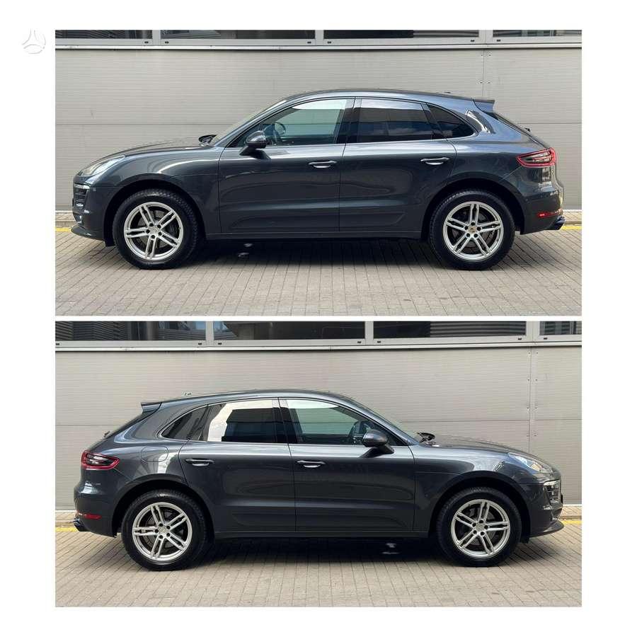 Grey Porsche Macan 2017 in Vilnius, with an engine capacity of 1.98 L and mileage of 141 thousand km for 22900 €, photo 9 on AUTOMOTO.COM.LV
