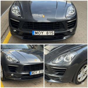 Grey Porsche Macan 2017 in Vilnius, with an engine capacity of 1.98 L and mileage of 141 thousand km for 22900 €, photo 10 on AUTOMOTO.COM.LV