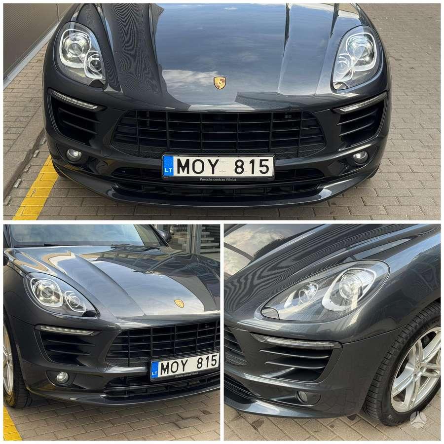 Grey Porsche Macan 2017 in Vilnius, with an engine capacity of 1.98 L and mileage of 141 thousand km for 22900 €, photo 10 on AUTOMOTO.COM.LV