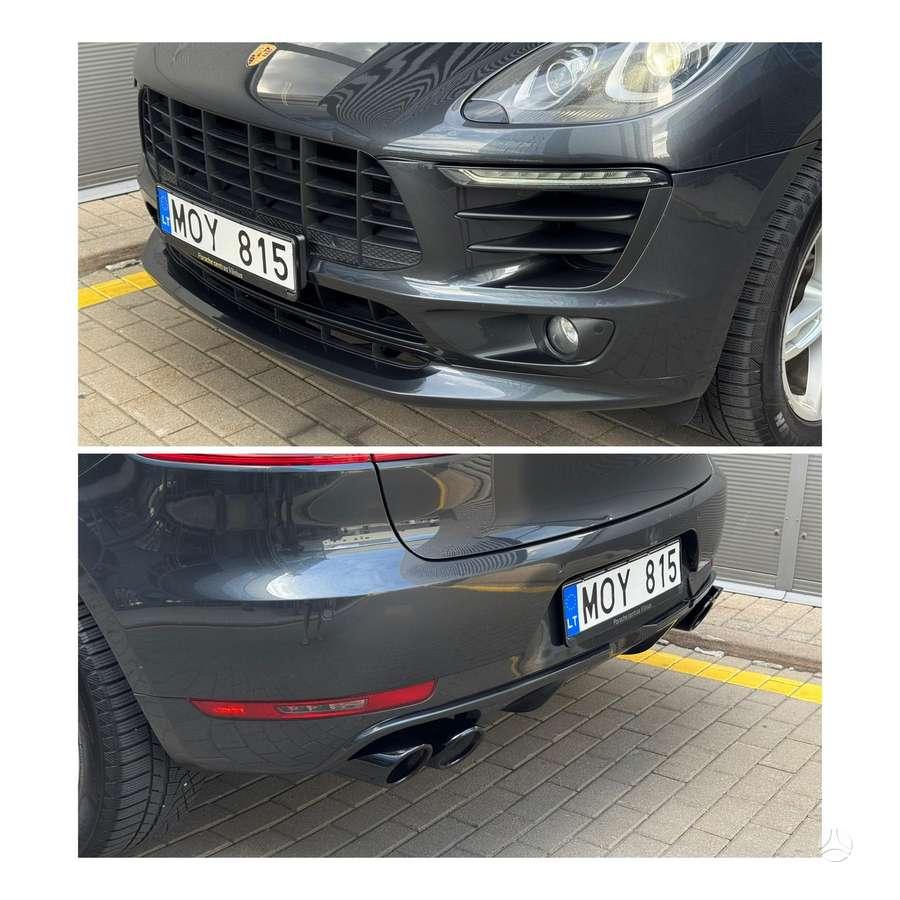 Grey Porsche Macan 2017 in Vilnius, with an engine capacity of 1.98 L and mileage of 141 thousand km for 22900 €, photo 12 on AUTOMOTO.COM.LV