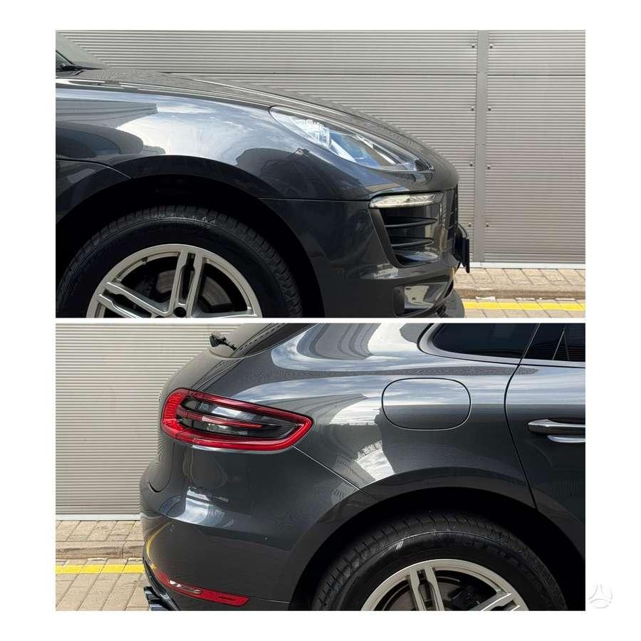 Grey Porsche Macan 2017 in Vilnius, with an engine capacity of 1.98 L and mileage of 141 thousand km for 22900 €, photo 13 on AUTOMOTO.COM.LV
