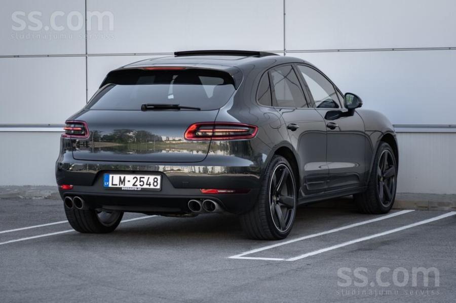 Pelēks Porsche Macan 2017 Rīga, ar dzinēja tilpumu 3.00 L un nobraukumu 198 tūkst. km par 27500 €, foto 5 vietnē AUTOMOTO.COM.LV