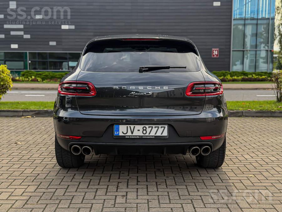 Pelēks Porsche Macan 2017 Jelgava, ar dzinēja tilpumu 3.00 L un nobraukumu 181 tūkst. km par 28900 €, foto 6 vietnē AUTOMOTO.COM.LV