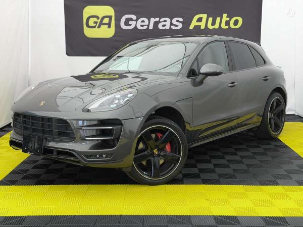 Grey Porsche Macan 2018 in Vilnius, with an engine capacity of 3.00 L and mileage of 98 thousand km for 31990 €, photo 1 on AUTOMOTO.COM.LV