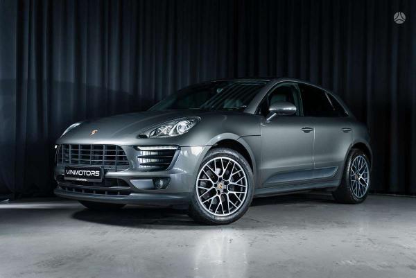 Pelēks Porsche Macan 2018 Viļņa, ar dzinēja tilpumu 1.98 L un nobraukumu 71 tūkst. km par 27500 €, foto 1 vietnē AUTOMOTO.COM.LV