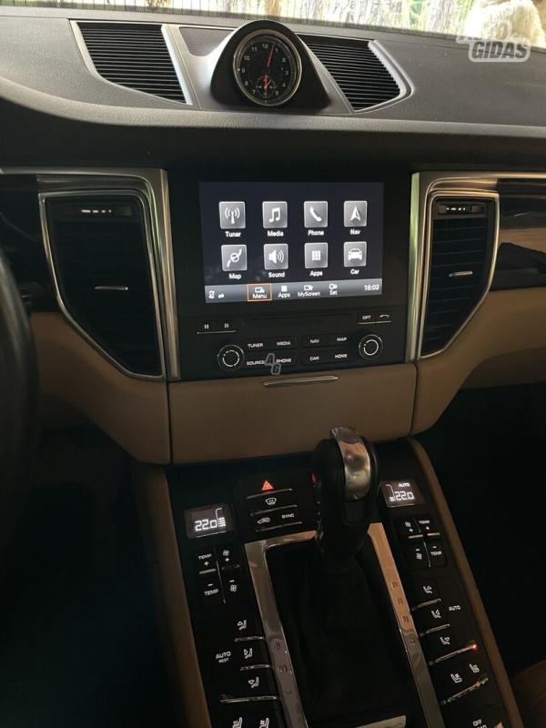 Pelēks Porsche Macan 2018 Viļņa, ar dzinēja tilpumu 3.00 L un nobraukumu 65 tūkst. km par 31999 €, foto 7 vietnē AUTOMOTO.COM.LV