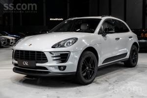 Grey Porsche Macan 2018 in Riga, with an engine capacity of 2.00 L and mileage of 142 thousand km for 29900 €, photo 1 on AUTOMOTO.COM.LV