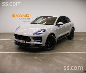 Grey Porsche Macan 2019 in Riga, with an engine capacity of 2.00 L and mileage of 87 thousand km for 42290 €, photo  on AUTOMOTO.COM.LV