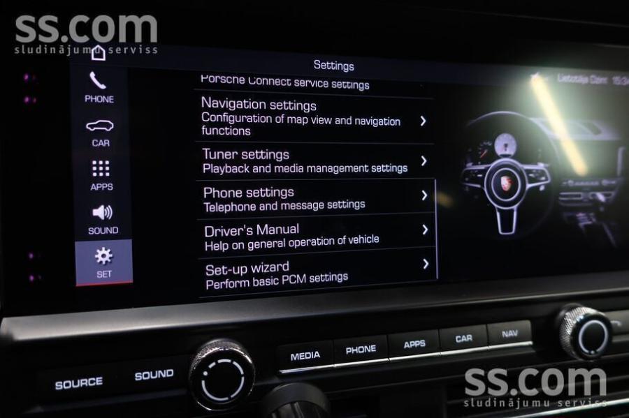Grey Porsche Macan 2019 in Riga, with an engine capacity of 2.00 L and mileage of 87 thousand km for 42290 €, photo 35 on AUTOMOTO.COM.LV