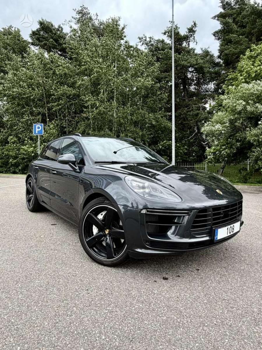 Grey Porsche Macan 2019 in Vilnius, with an engine capacity of 2.89 L and mileage of 209 thousand km for 36911 €, photo 8 on AUTOMOTO.COM.LV