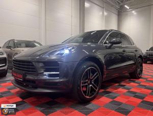 Grey Porsche Macan 2021 in Vilnius, with an engine capacity of 3.00 L and mileage of 12 thousand km for 39990 €, photo  on AUTOMOTO.COM.LV