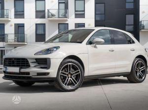 Grey Porsche Macan 2021 in Vilnius, with an engine capacity of 1.98 L and mileage of 57 thousand km for 49300 €, photo  on AUTOMOTO.COM.LV